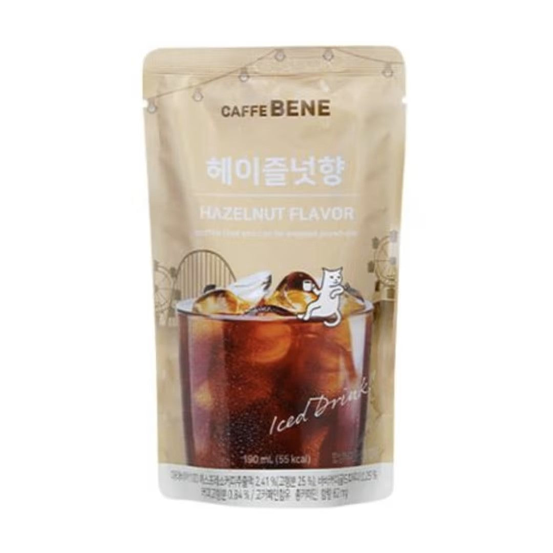 CAFFE BENE Hazalnut Flavour Coffee Pouch Drink 190ml – HuongViet Asian ...