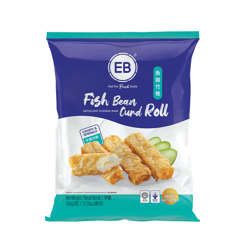 Frozen EB Fish Bean Curd Roll 300g – HuongViet Asian Supermarket
