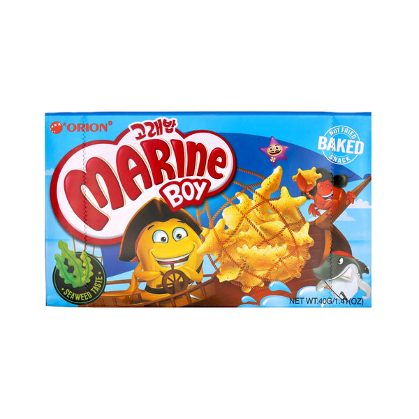 ORION MARINE BOY Korean Cracker Goraebap 40g – HuongViet Supermarket