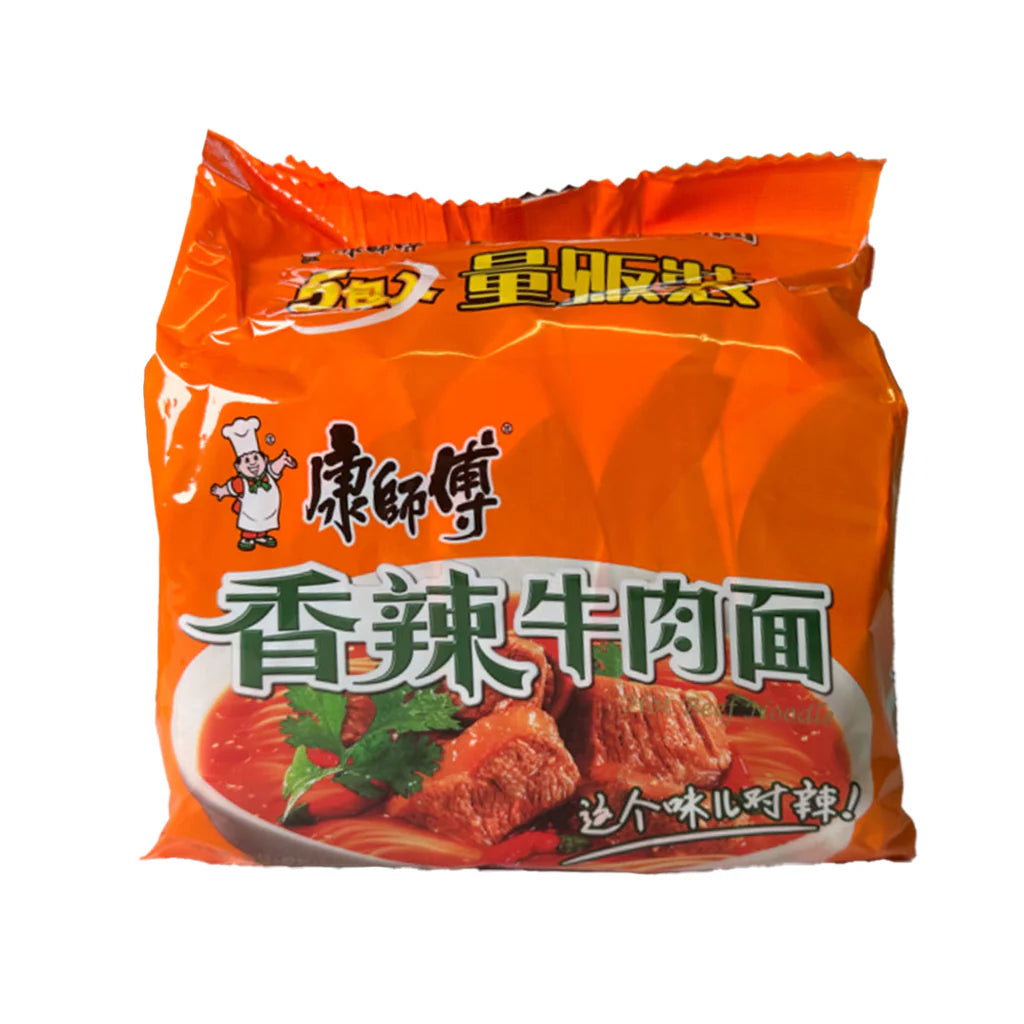 MASTER KONG Instant Noodle Spicy Beef 5x104g – HuongViet Asian Supermarket