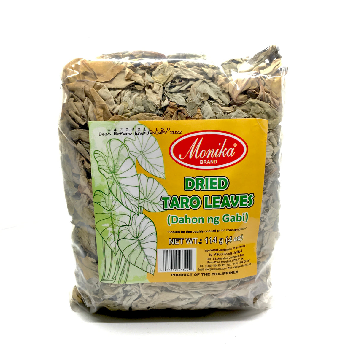 MONIKA Dried Taro Leaves (Dahon ng Gabi) 114g – HuongViet Asian Supermarket
