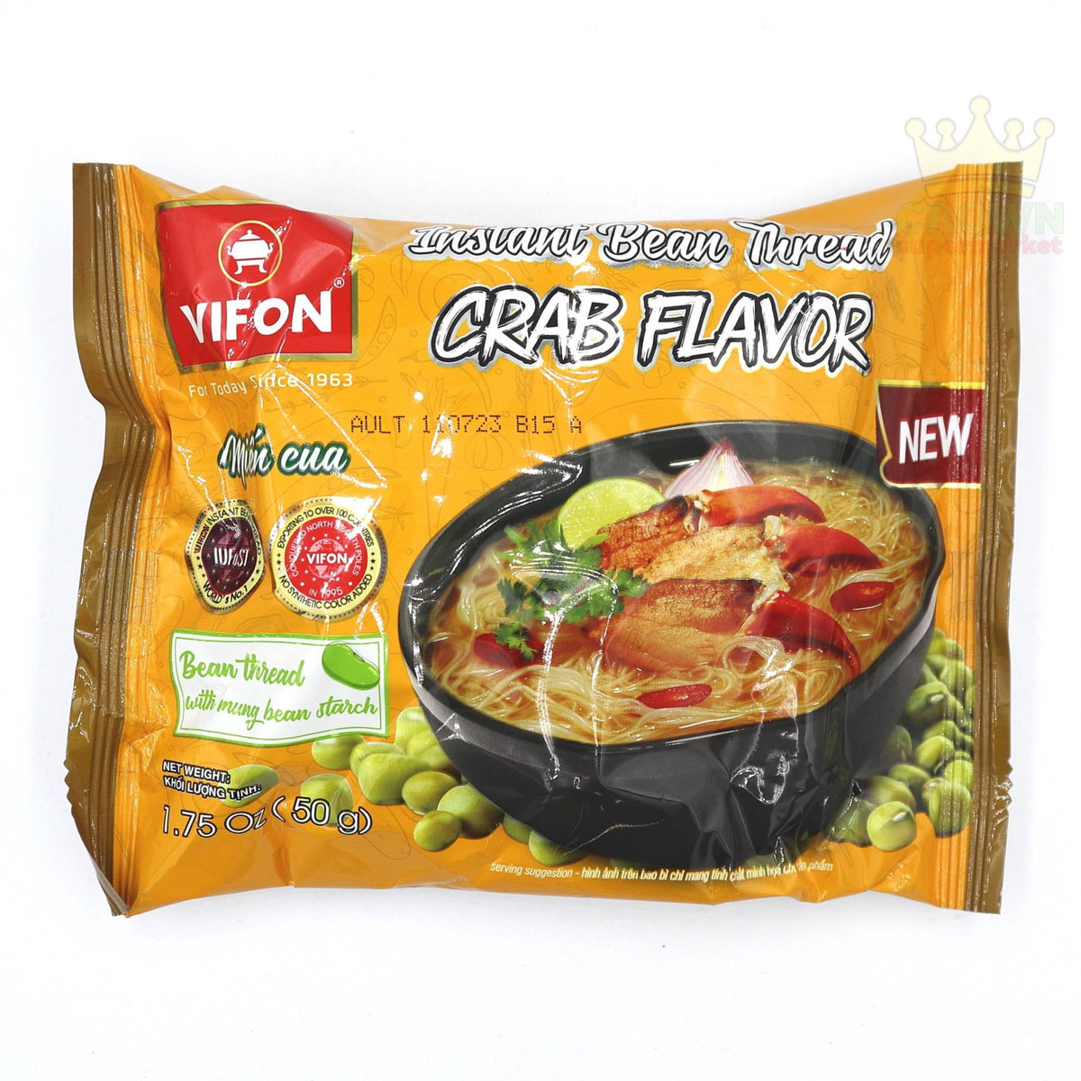 VIFON Instant Bean Thread Artificial Crab Flavour 50g – HuongViet Asian ...
