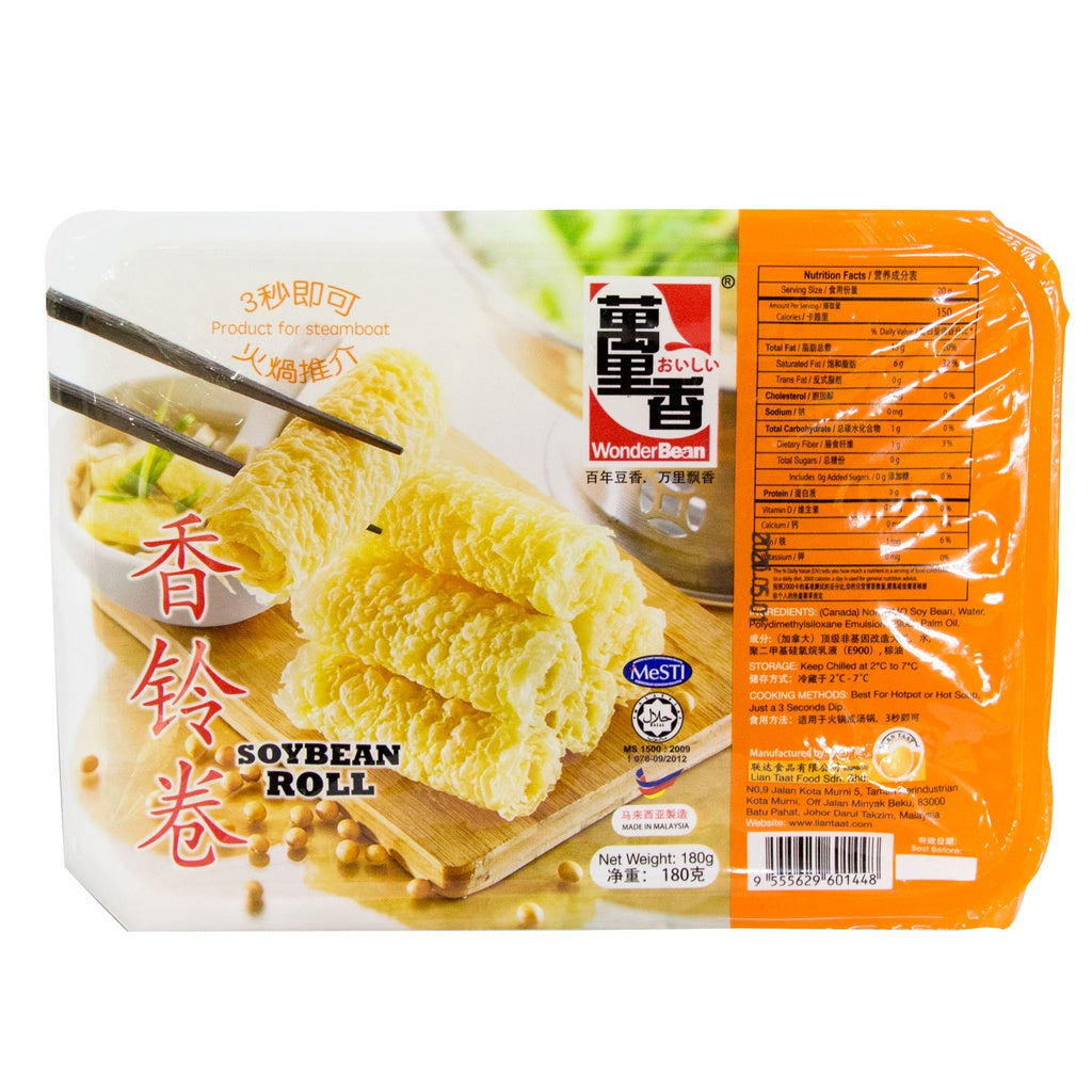 WONDER BEAN Soybean Roll 180g – HuongViet Asian Supermarket