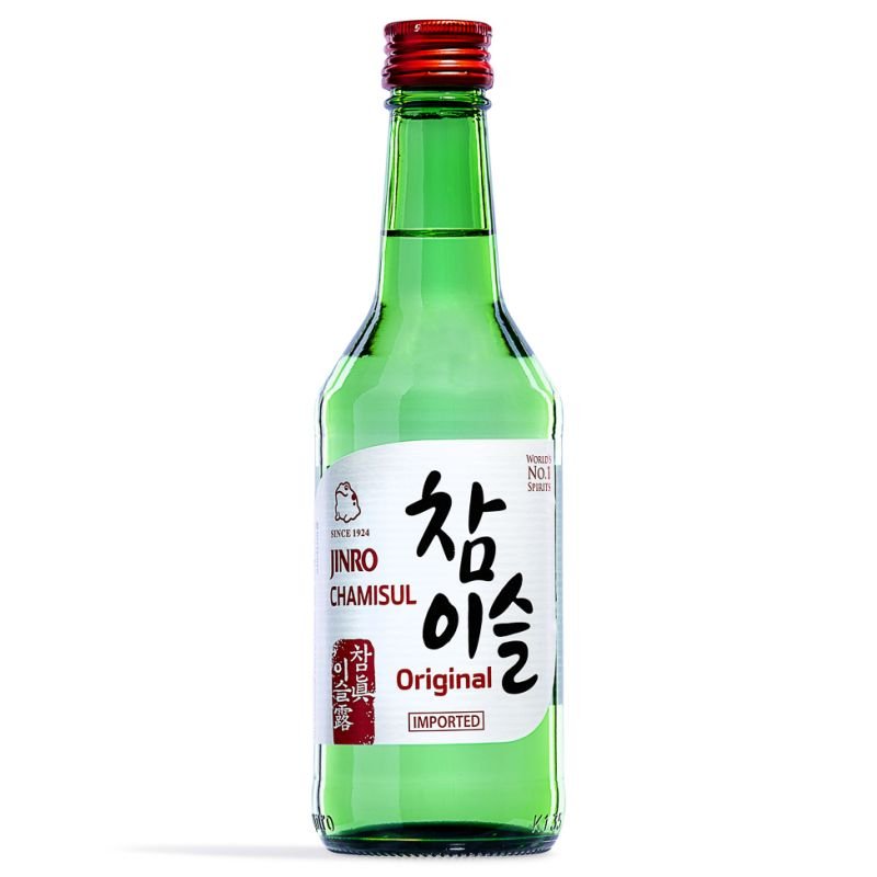JINRO CHAMISUL Original 350ml 20.1% Alc – HuongViet Asian Supermarket