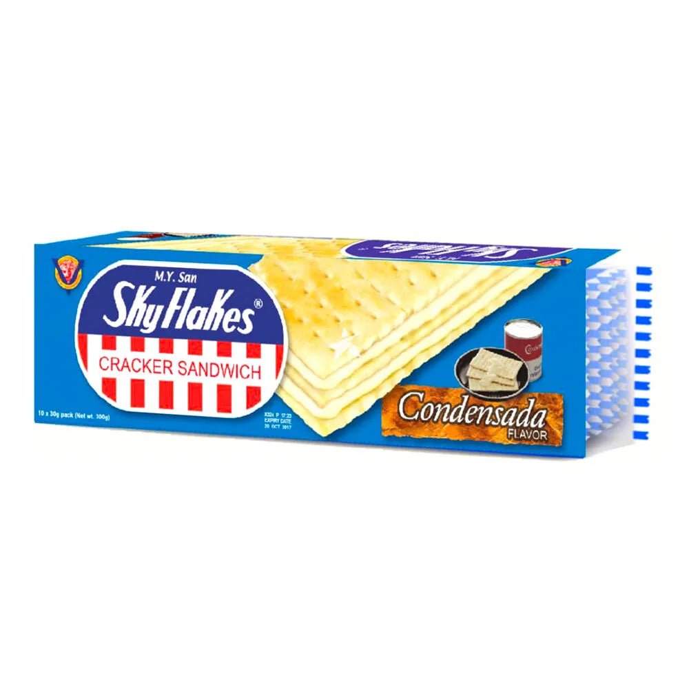 SKY FLAKES Crackers Sandwich Condensada Flavour 300g – HuongViet Asian ...