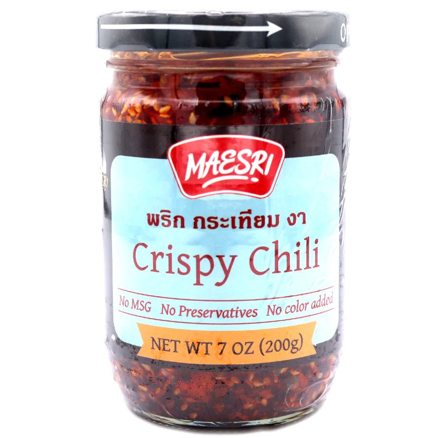 MAESRI Crispy Chilli Oil 200g – HuongViet Asian Supermarket